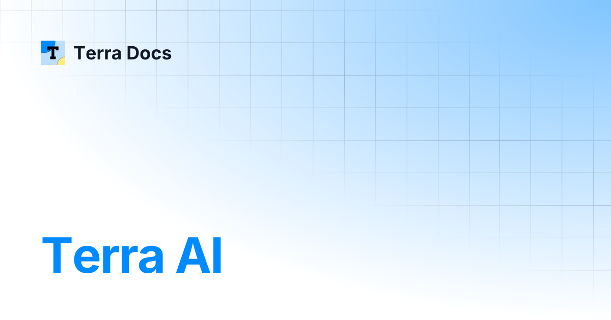 Terra AI | AI | Terra Docs